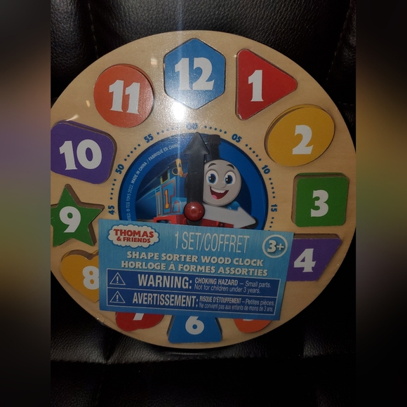 Thomas & Friends | Toys | Thomas Friends Shape Sorter Wood Clock | Poshmark